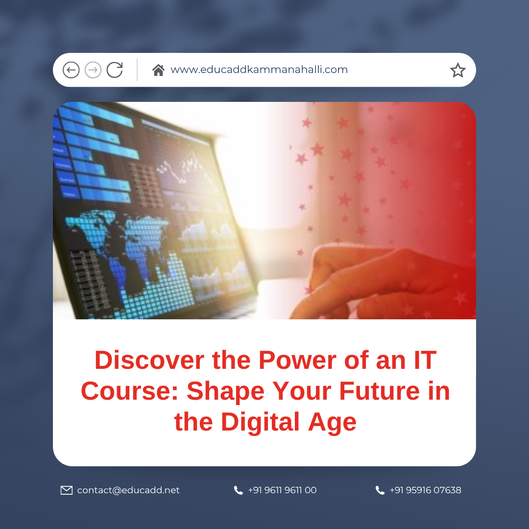 IT Course for Future | EduCADD Kammanahalli