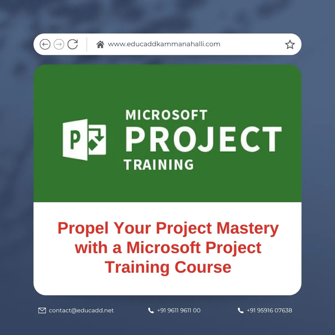 Microsoft Project Training Course | EduCADD Kammanahalli