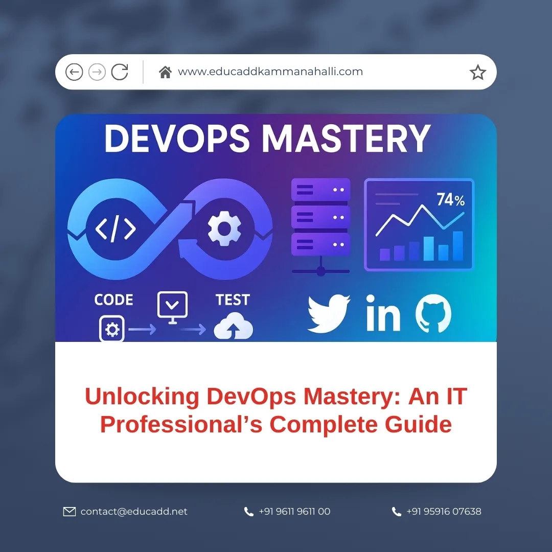 DevOps Mastery Guide IT | EduCADD Kammanahalli