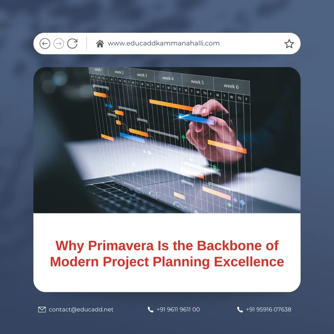 Primavera Project Planning Software | EduCADD Kammanahalli
