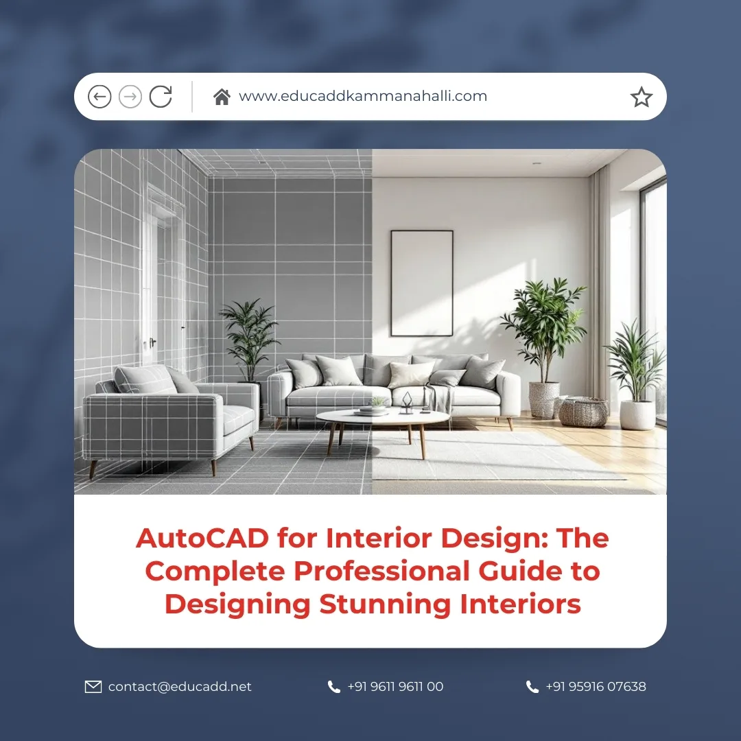 AutoCAD Interior Design Guide | EduCADD Kammanahalli