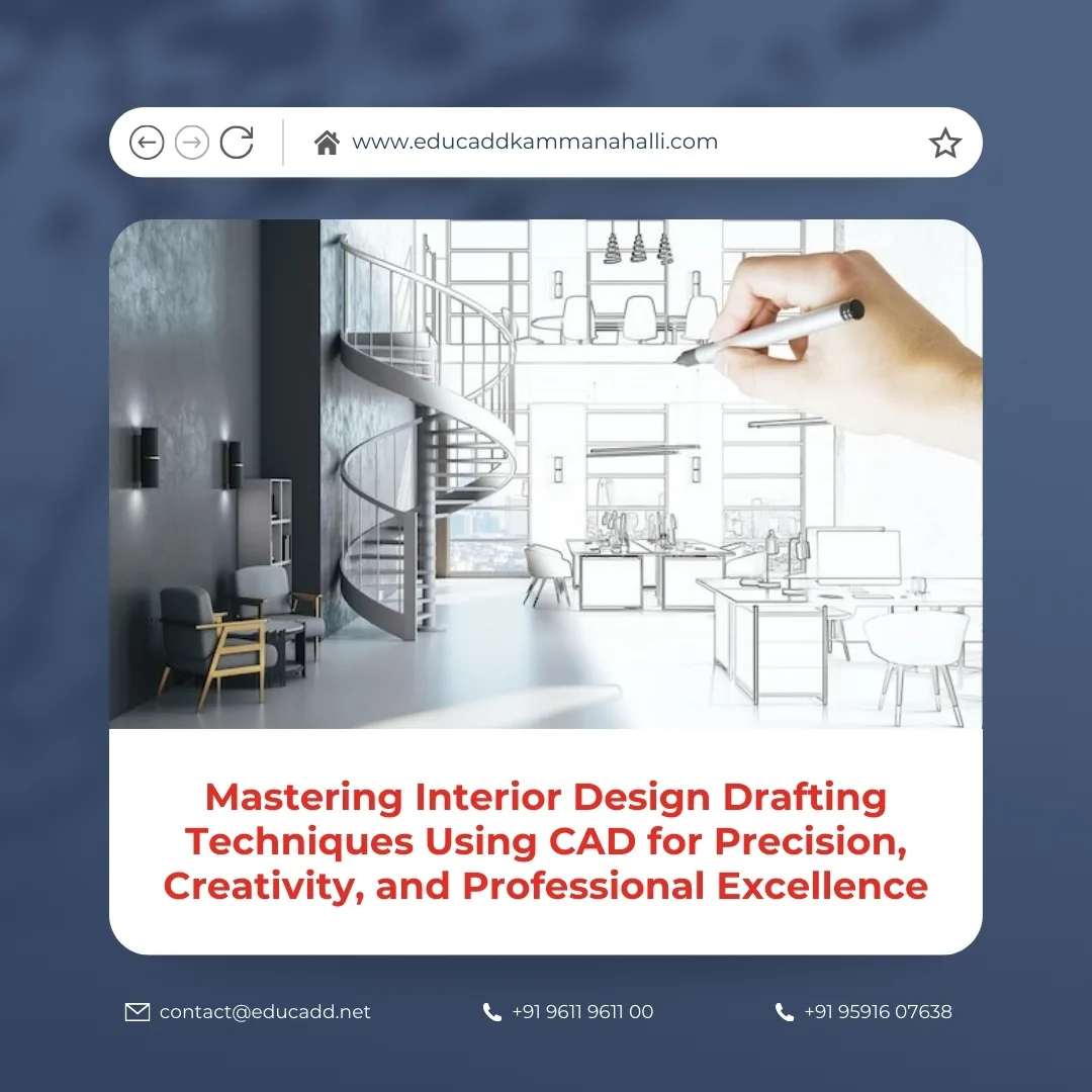 Interior Design CAD Drafting | EduCADD Kammanahalli