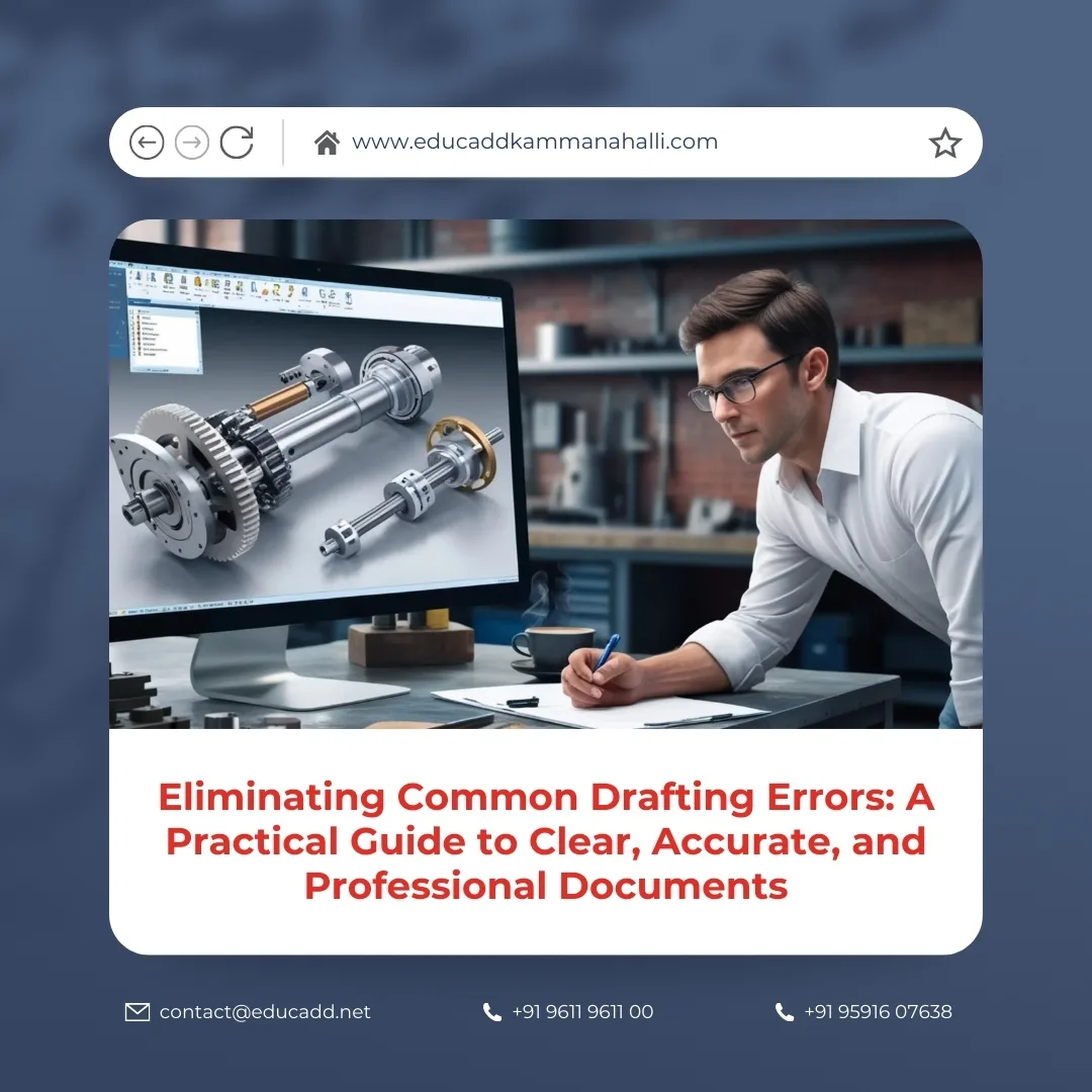 Common Drafting Errors Guide | EduCADD Kammanahalli